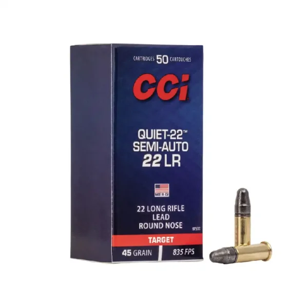Naboj CCI 22 LR Quiet Semi Auto 2,59g / 40gr LRN - Polenar Tactical Armory